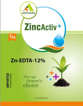 ZincActiv+ (ZnEDTA-12%Zn) - Adith Crop Technologies Pvt Ltd